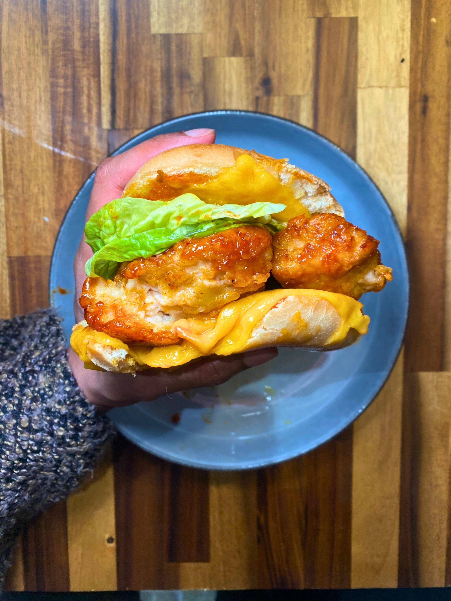 Korean Fried Chicken Burger (Insanely good!) | Karinecooks